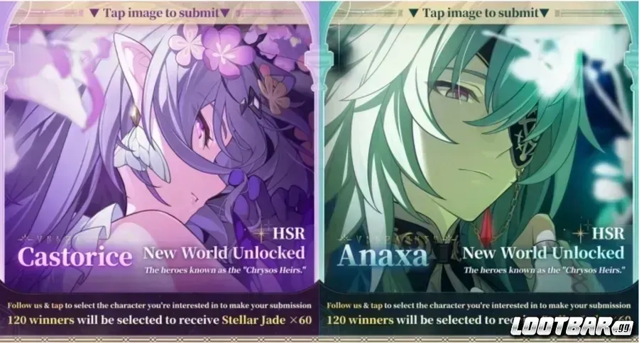 HSR 3.2 Banner: Castorice und Anaxa bestätigt!