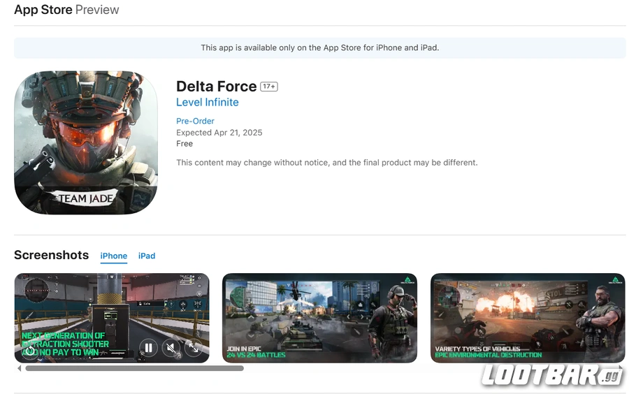 Delta Force Mobile Release Date and Console Version is Coming Soon!