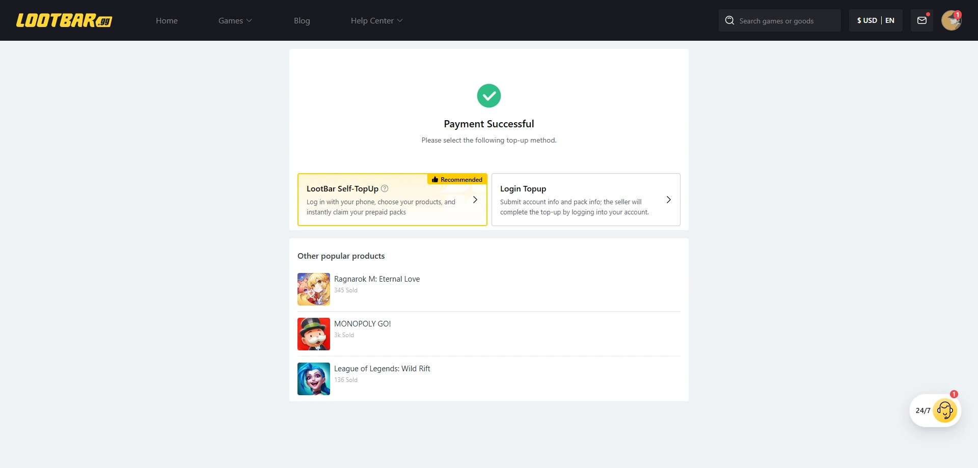 LootBar.gg - A Secure and Affordable Game Marketplace