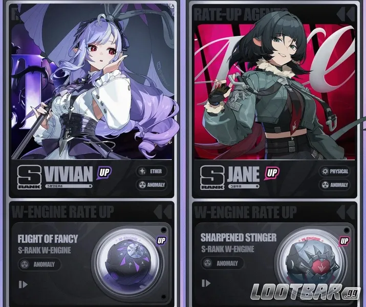 Zenless Zone Zero 1.7 Banners Revealed! Hugo & Vivian Release!